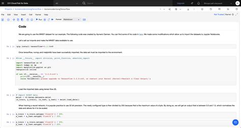 implement autoencoders using tensorflow ibm developer