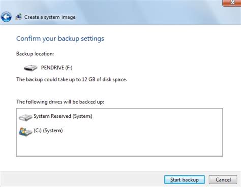 how to create a system image windows 7