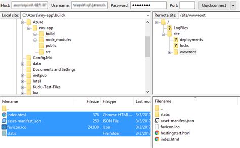 [solved] deploying react project on azure reactjs