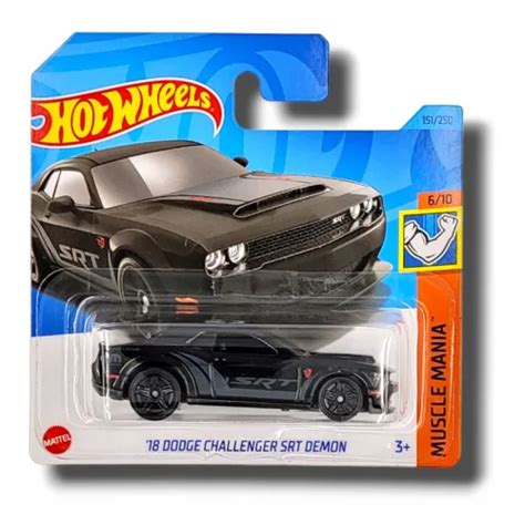 Hot Wheels Hkk90 18 Dodge Challenger Srt Demon 1 64 Hot Wheels