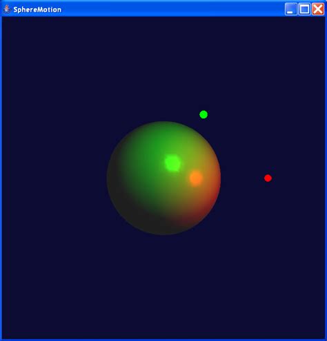 sphere motion motion 3d java