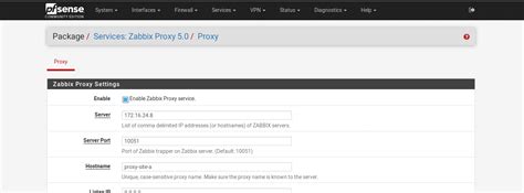 install zabbix proxy on pfsense to monitor hosts in remote sites
