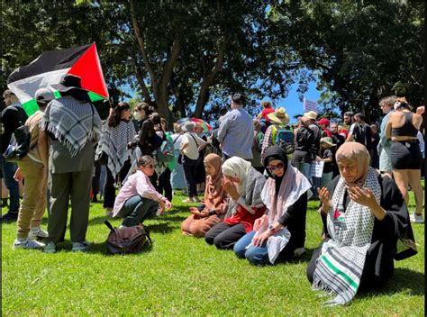 Thousands In Australia Turn Out For Pro Palestinian Rallies Over Gaza