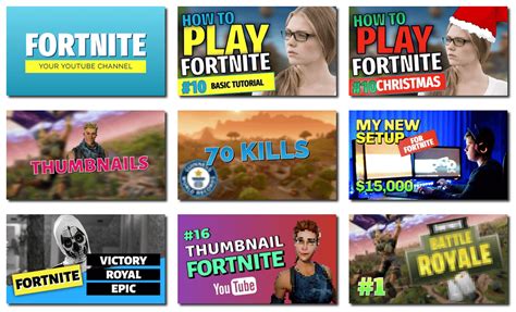 Editable Fortnite Banner And Thumbnail Templates