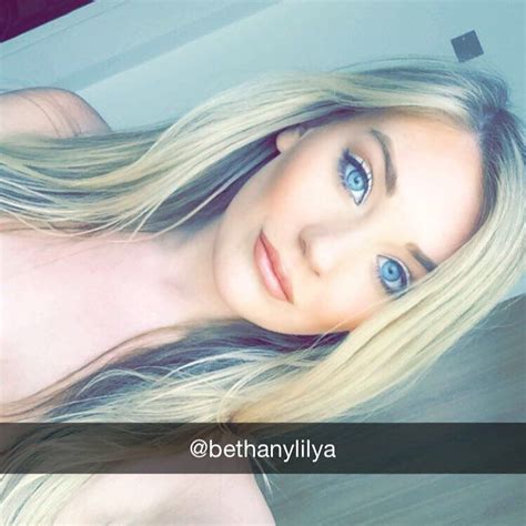 Gorgeous Blonde Model Beth Lily Showing Off Her Pretty Hair And Her
