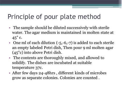 Advantages And Disadvantages Of The Serial Dilution Agar Plate Technique