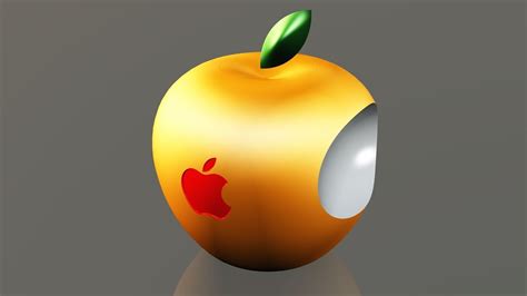 3d apple logo free 3d model 3d printable stl dwg sldprt sldasm