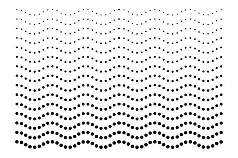 Premium Vector Vector Dotted Wavy Dash Line Seamless Pattern