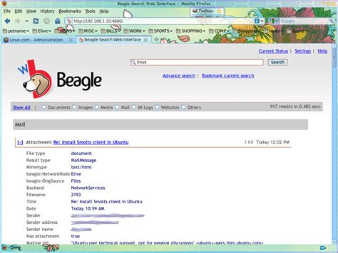 efficient desktop searching with beagle