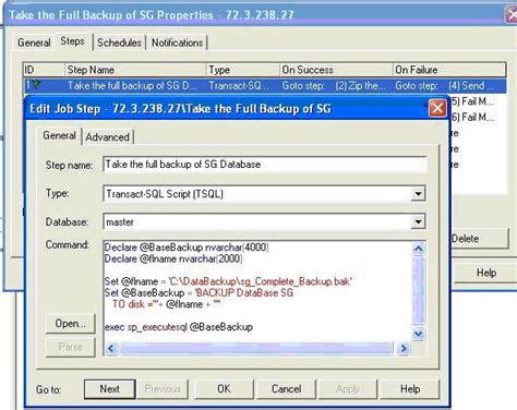 sql server 2000 2005 automated database backups and restorations