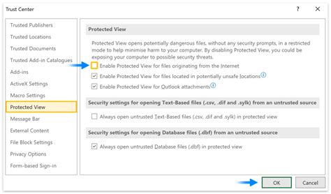 how to fix error message file couldn t open in protected view excel