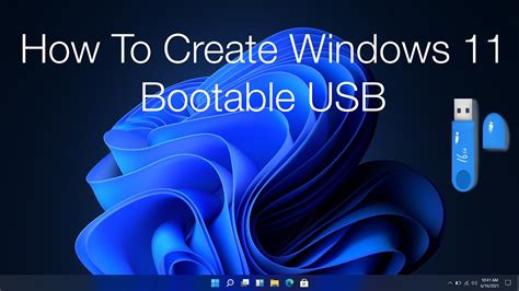 windows 11 bootable usb drive download and installation