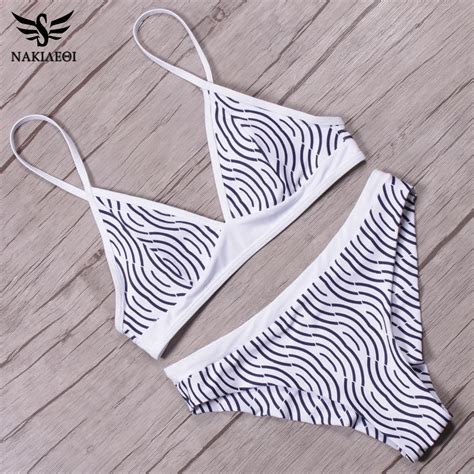 Nakiaeoi 2017 Sexy Mini Micro Bikini Brazilian Bikini Push Up Swimwear