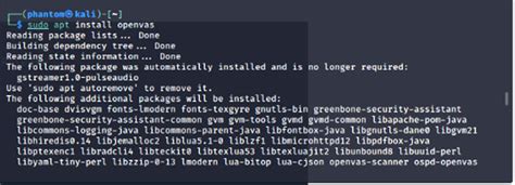 instalando openvas no kali linux acervo lima