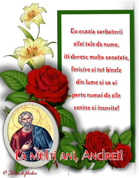 Felicitari De Sf Andrei Mesaje De Sf Andrei 2018 La Multi Ani Andrei