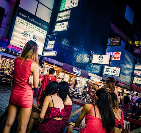 20 Gogo Bar In Patpong Red Light District Bangkok Thailand Stock