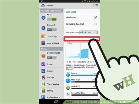 How To Set Data Usage Limit On Your Android Phone 12 Steps