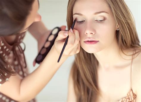 Woman Having Makeup Applied By A Skilled Makeup Artist Avalon Institute