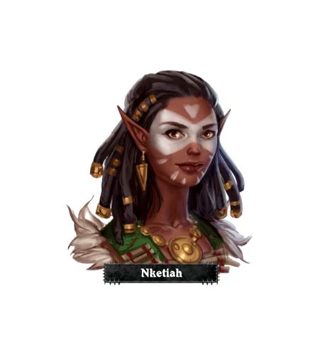 Female Half Elf Druid Portrait Nketiah Pathfinder 2e Pfrpg Dnd Dandd