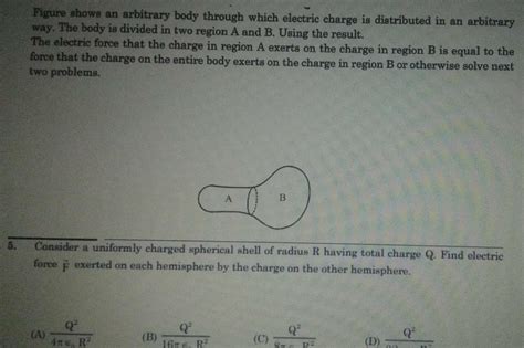 [answered] Figure Shows An Arbitrary Body Through Which Electric Charge