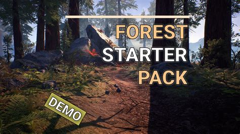 unreal engine 4 forest starter pack demo free vr ar low poly 3d