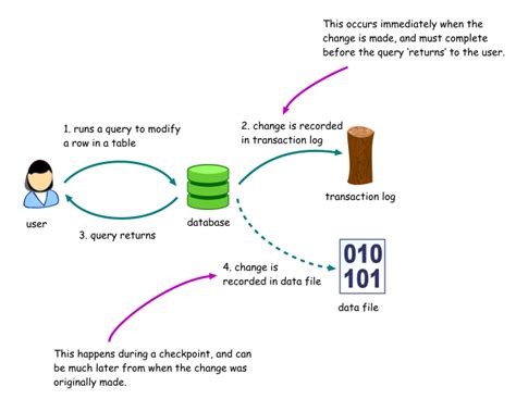 the transaction log
