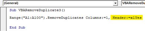 vba remove duplicates how to use excel vba remove with examples