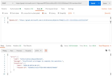 azure ad b2c mcrosoft graph api assign user to group