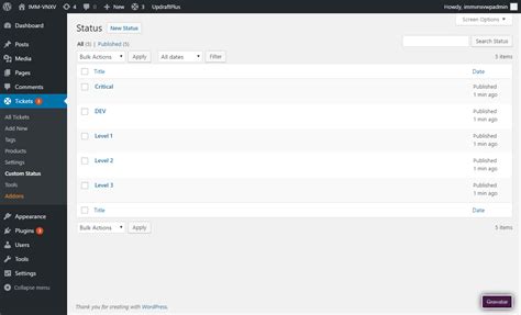 custom status and labels for awesome support