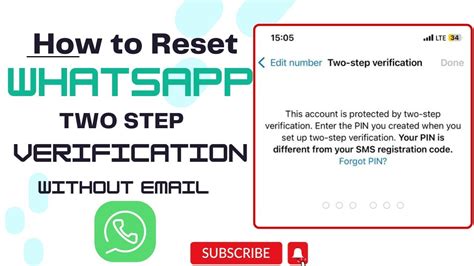 How To Reset Whatsapp Two Step Verification Without Email Whatsapp