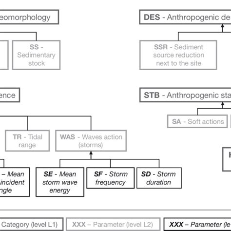 Schematic Representation Of The 3 Level Hierarchy Used To Structure The