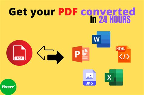 convert pdf to word excel powerpoint html and by faady fi fiverr