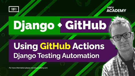 django automated testing with github actions youtube