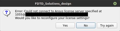 fixing common licensing errors ansys optics