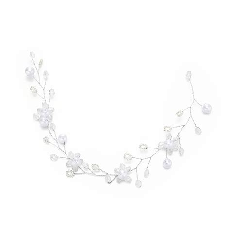 Ladies Gorgeous Crystal Imitation Pearls Headbands With Venetian Pearl