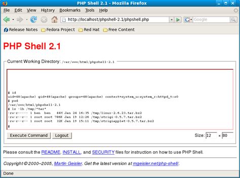 php shell for secure remote access when ssh isn t available