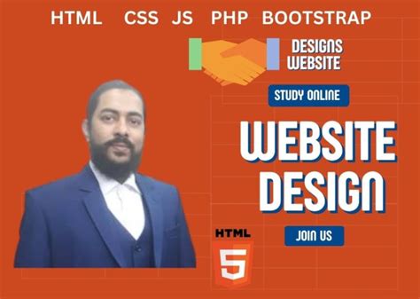 design a modern responsive website using html css js by developer