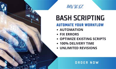 write or fix your bash scripts automate your workflow by devsolz fiverr