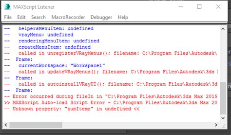 unknown property numitems in undefined autodesk community