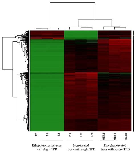Heatmap Hierarchical Clustering Of The 8 300 Contigs Based On The Count