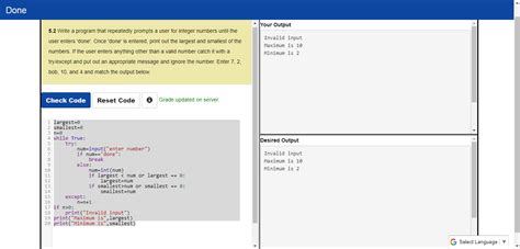 [coursera] python for everybody 5 2 assignment · github