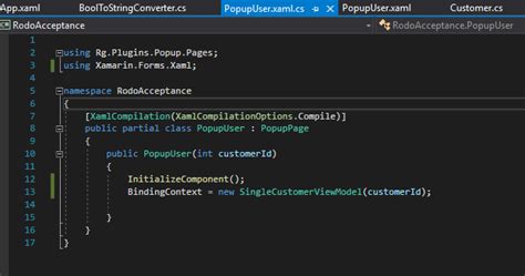c xamarin forms shows for ivalueconverter error when