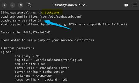 How To Install And Configure Samba On Arch Linux Linuxways