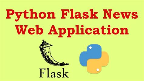 python flask create news web application with news api