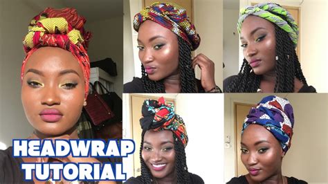 Headwrap Turban Tutorial 5 Quick And Easy Styles Youtube