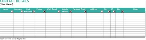 crm requirements template excel