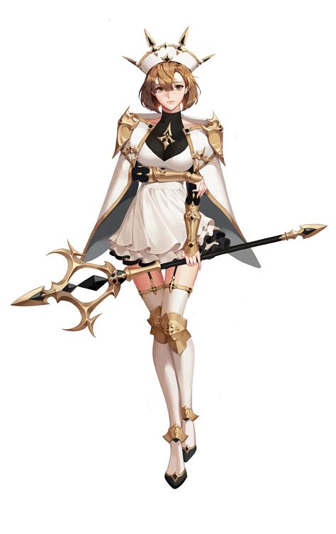 Artstation Priest Daehee Kang Female Character Design Rpg Character