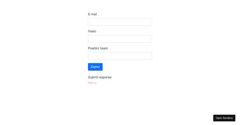 vue3 vee validate form and field forked codesandbox