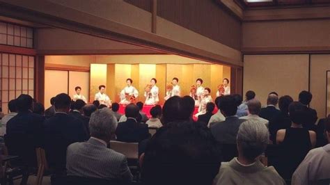 第九回・新橋お囃子浴衣会なう。 金田中 芸者 稽古 花柳界 新橋芸者 お囃子 邦楽 夏着物 着物男子 料亭 伝統芸能