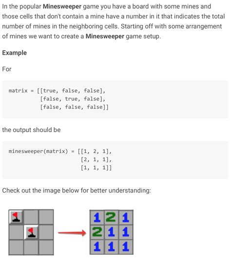codefights minesweeper python code almost working stack overflow